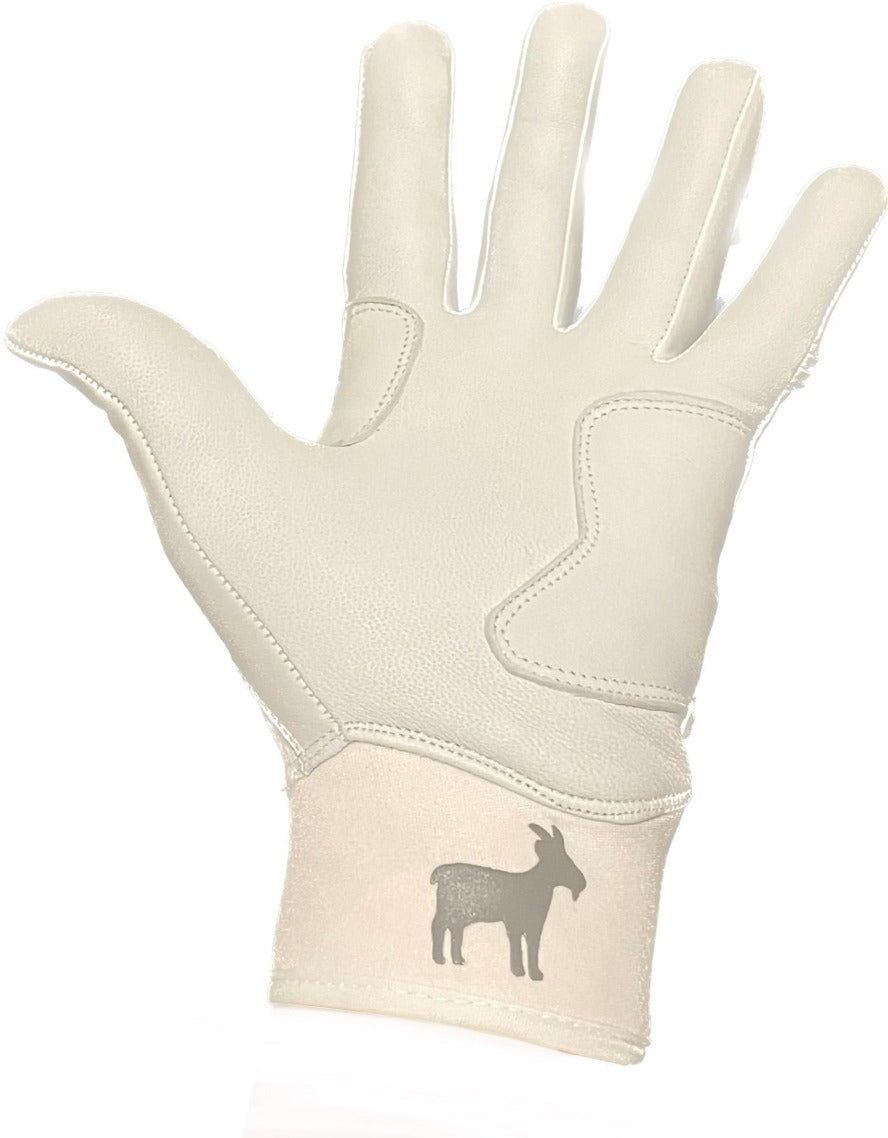 Elite Series Batting Gloves White – GOAT GLOVE CO.